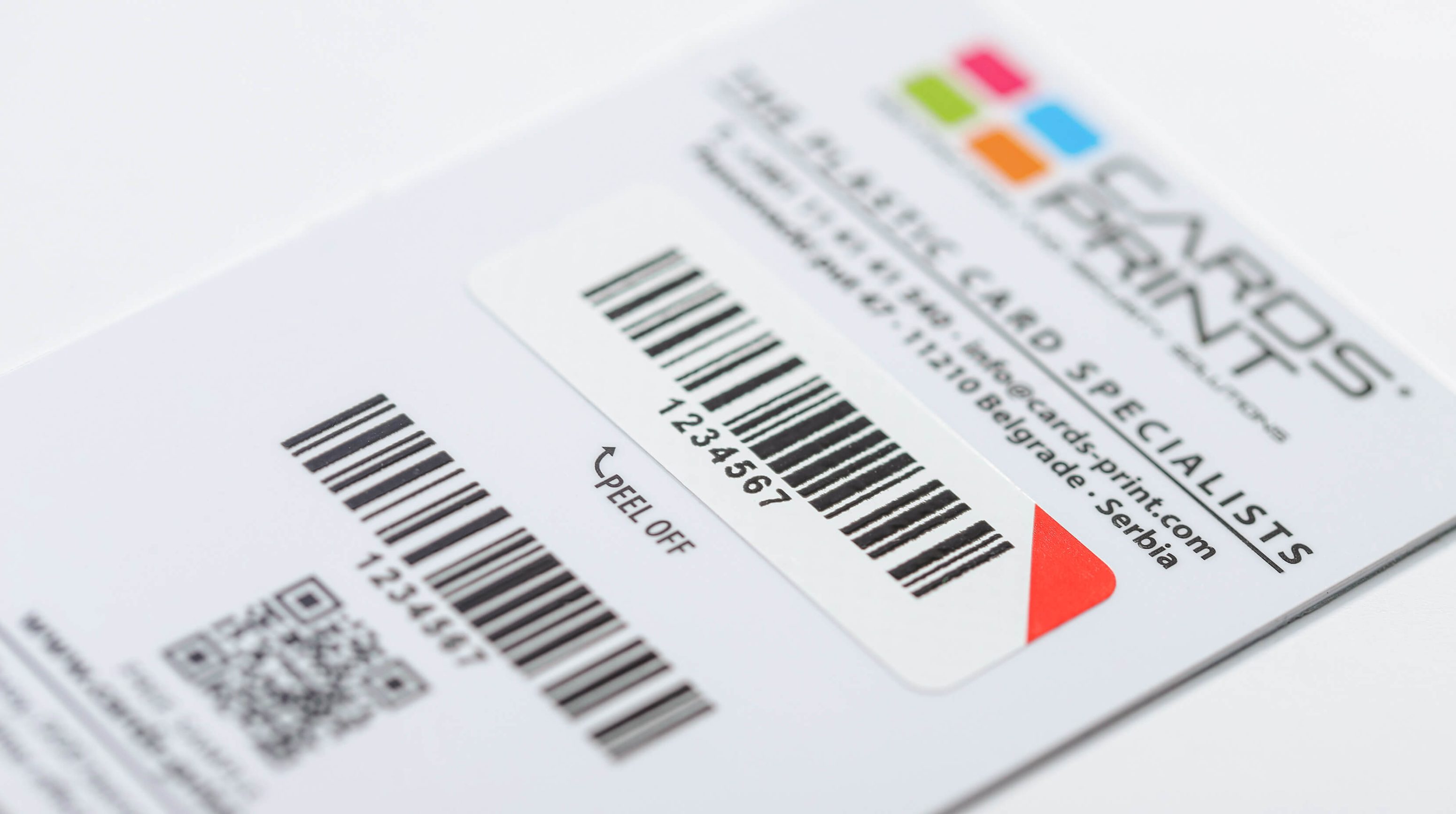 Barcode labels - Cards Print