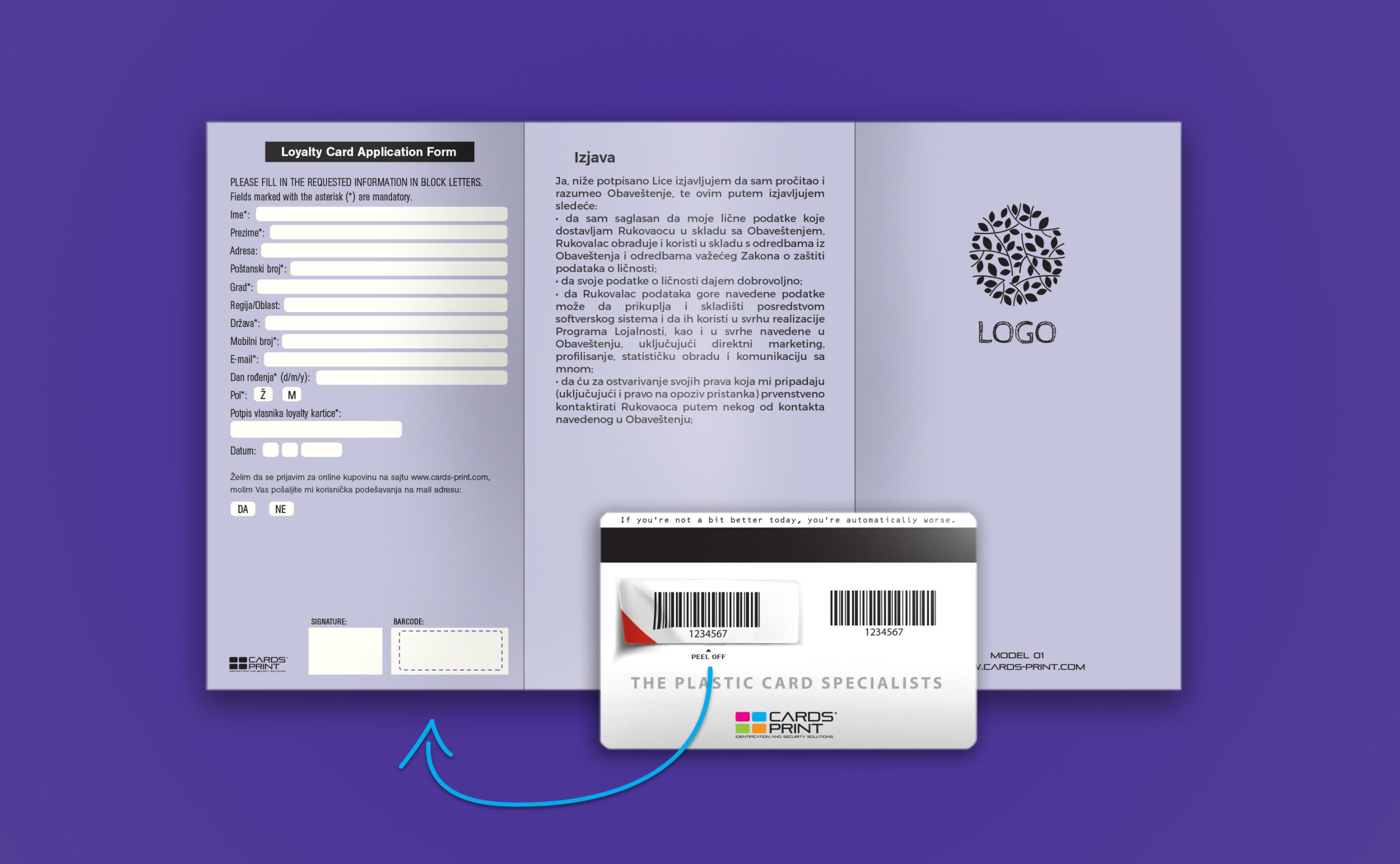 Barcode labels - Cards Print